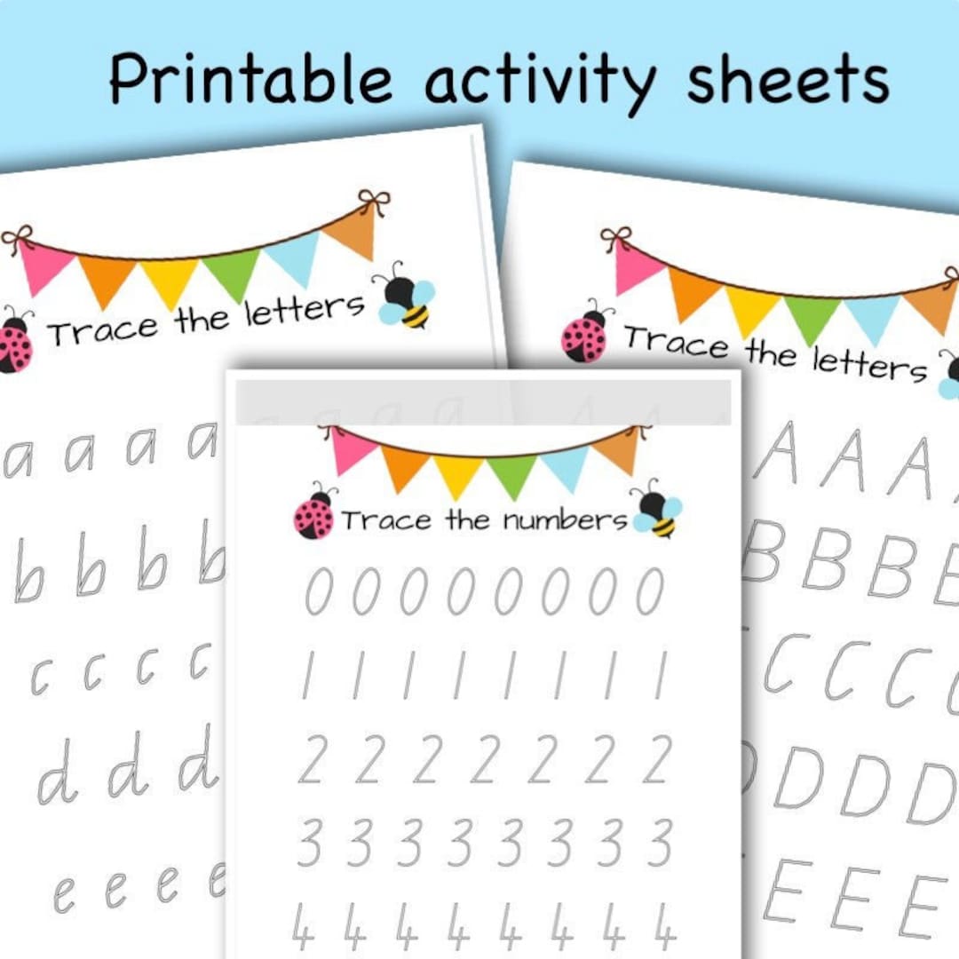 Printable Woodland Animal Activity Sheets - Alphabet, Educational Game ...