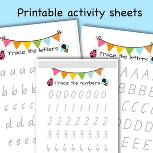 Printable Woodland Animal Activity Sheets Alphabet, Educational Game ...