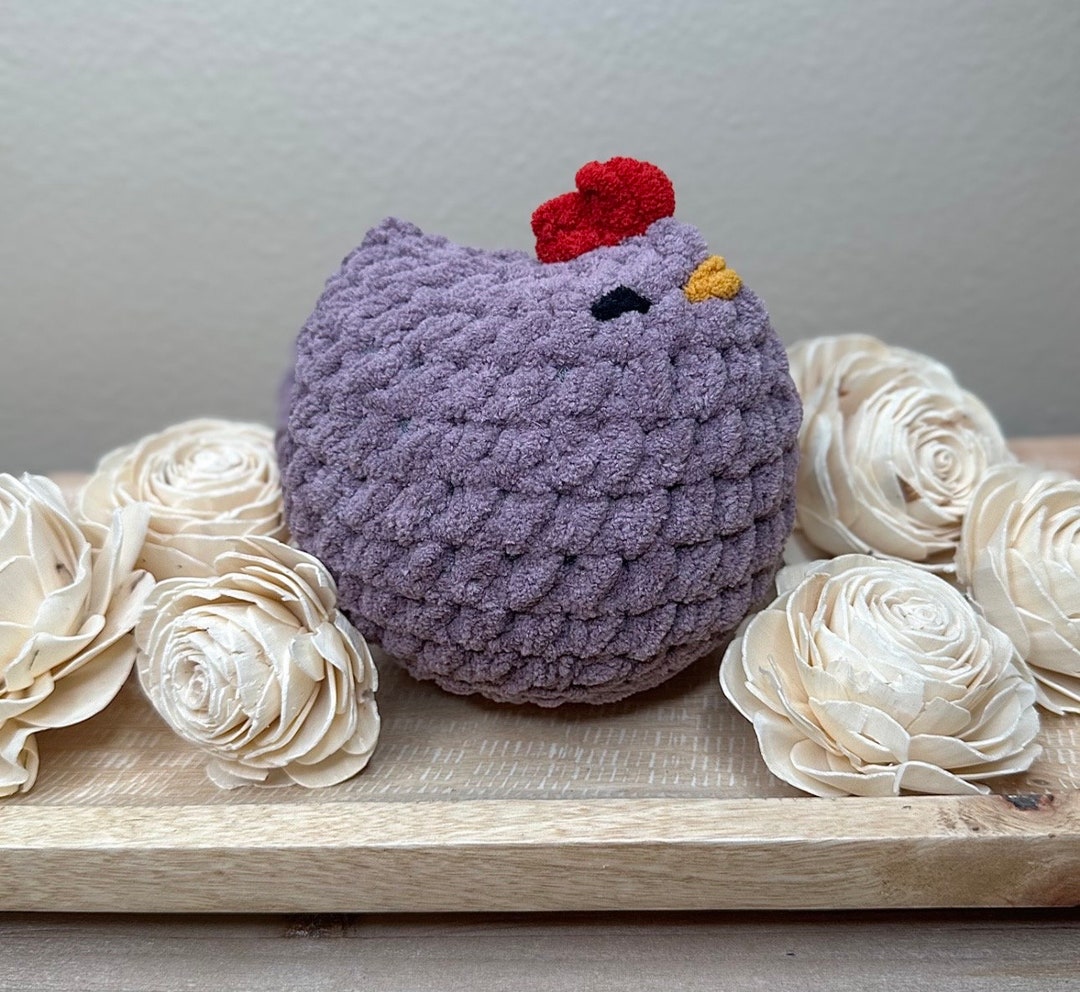 Colorful Crochet Plush Chicken | Amigurumi Chicken | Handmade ...