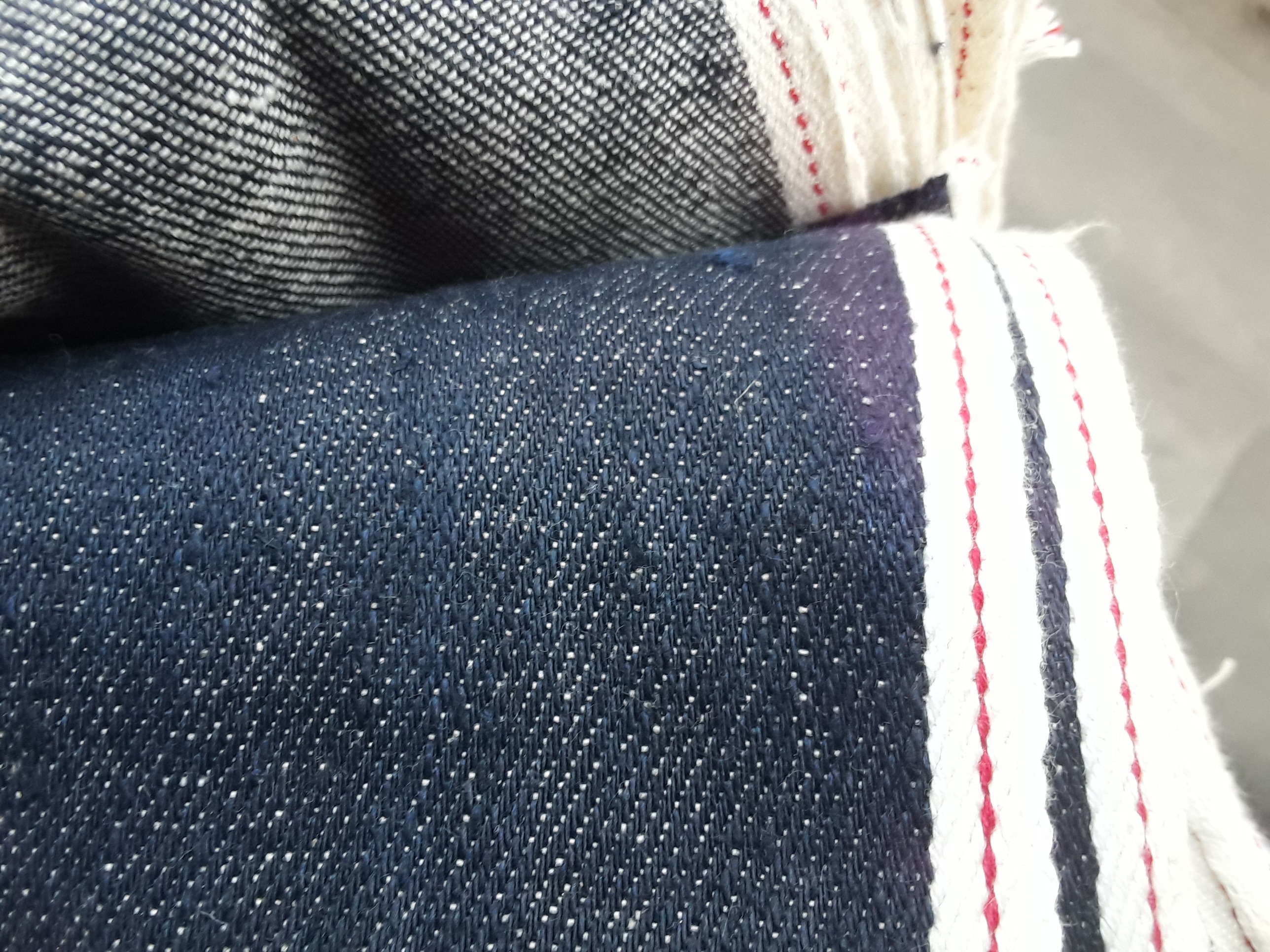 Handwoven Selvedge Denim Fabric per Yard - Etsy