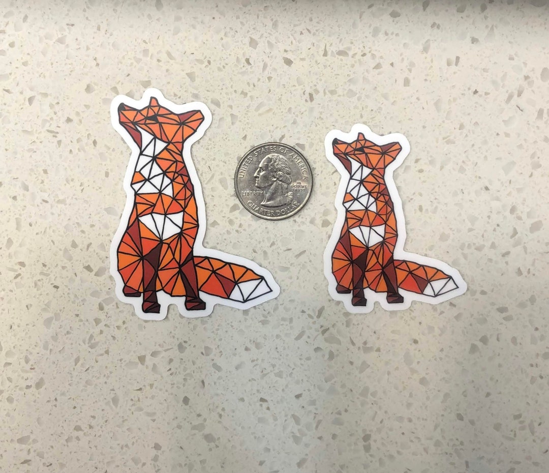 Fox Sticker - Etsy