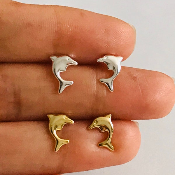 Dolphin Earrings - Etsy