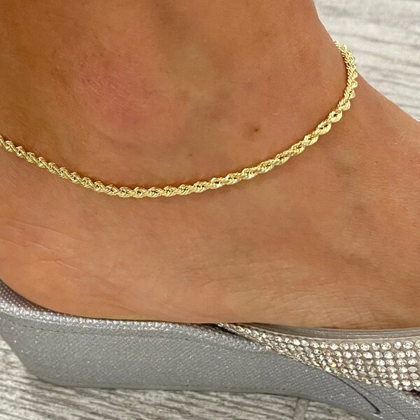 Gold Anklet - Etsy