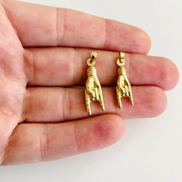 Italian Hand Charm - Etsy