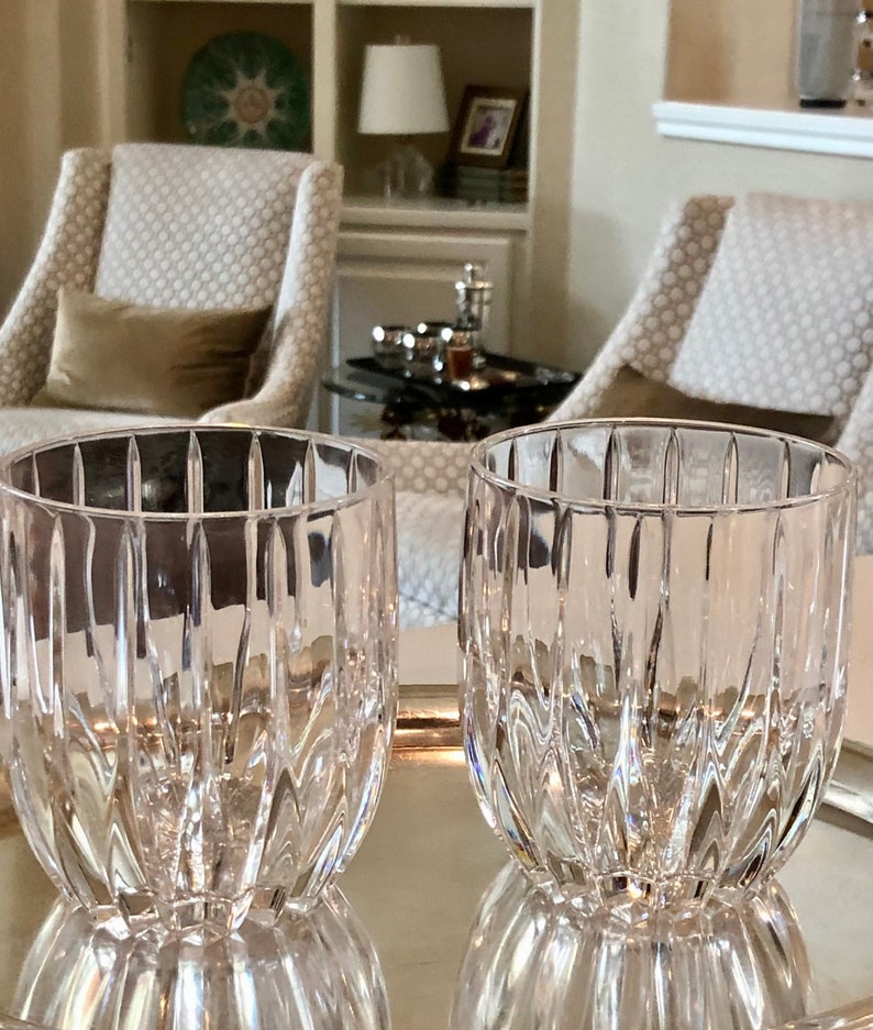 3-piece Crystal Bar Set - Mikasa “park Lane” Double Old Fashioned ...