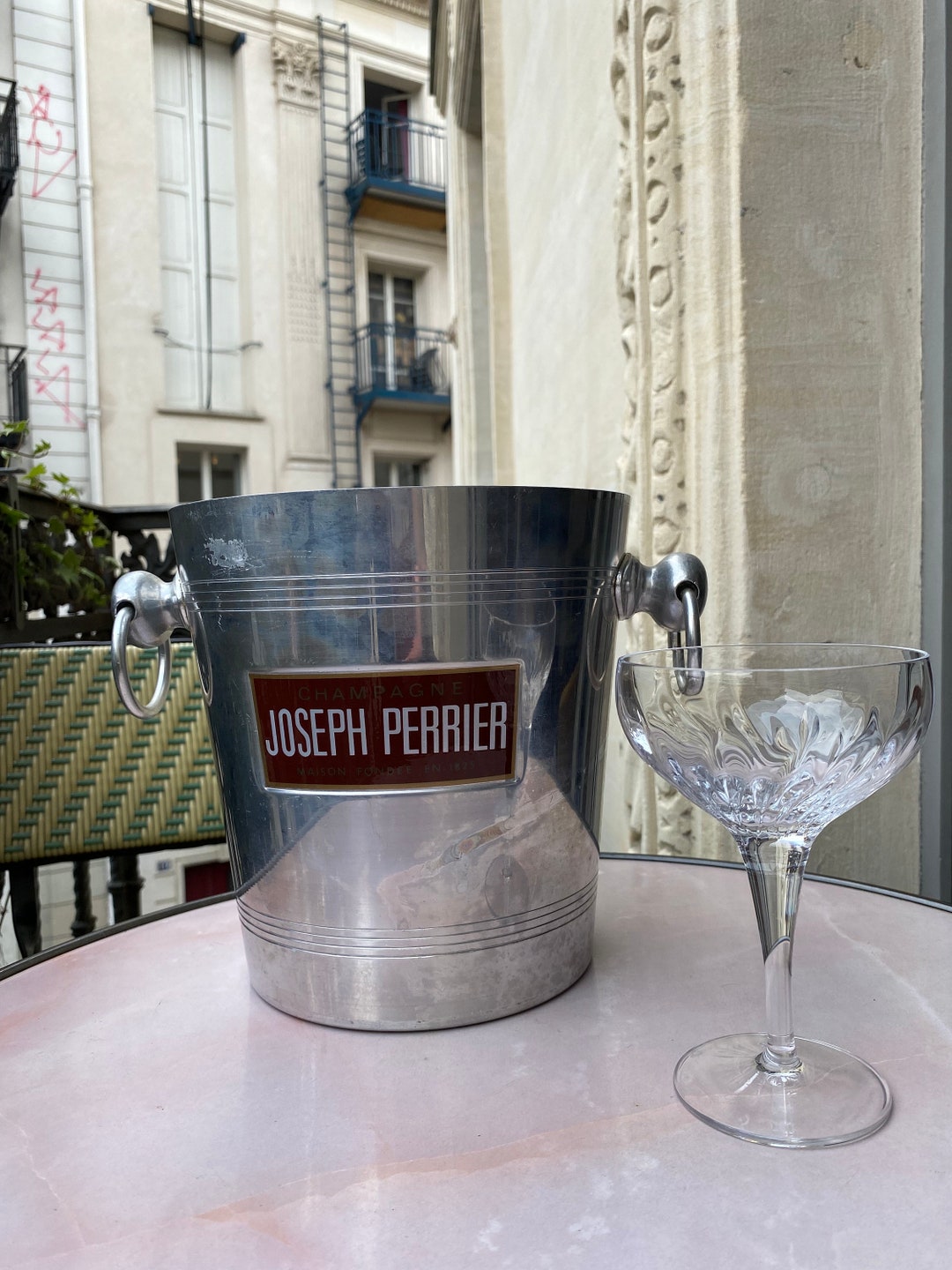 Vintage Joseph Perrier Champagne Ice Bucket - Etsy