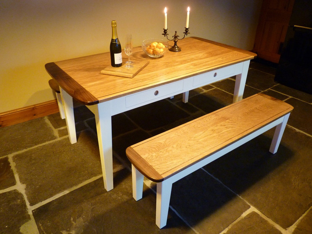 Kitchen Table and Benches - Etsy