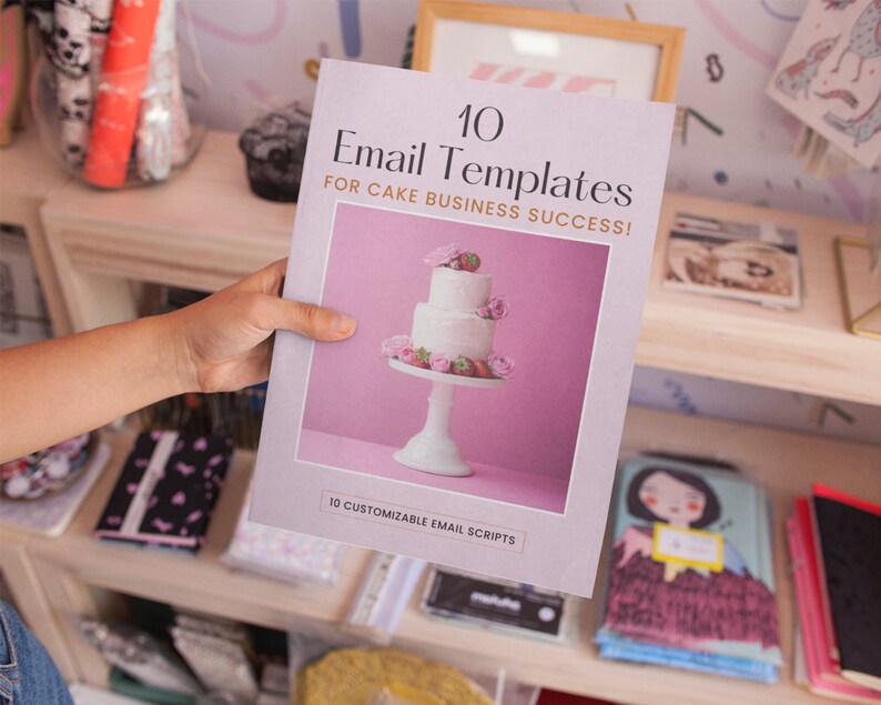Editable Email Templates for Cake Business | Customizable Scripts ...