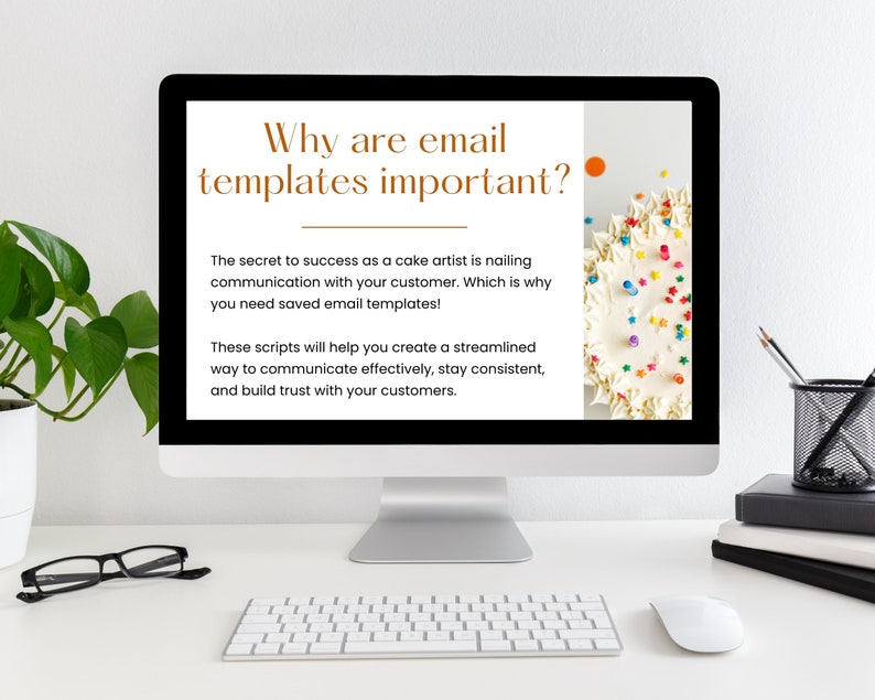 Editable Email Templates for Cake Business | Customizable Scripts ...