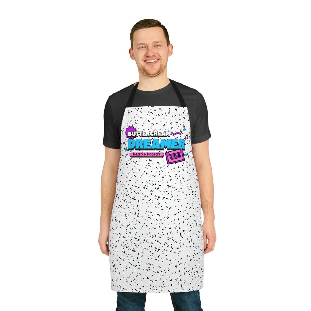 Buttercream Dreamer Apron 80s Themed Novelty Apron Baking Apron Cake ...