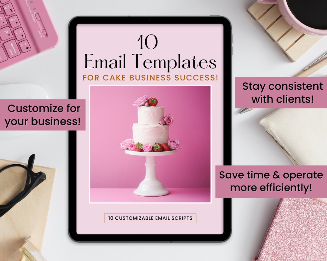 Editable Email Templates for Cake Business | Customizable Scripts ...
