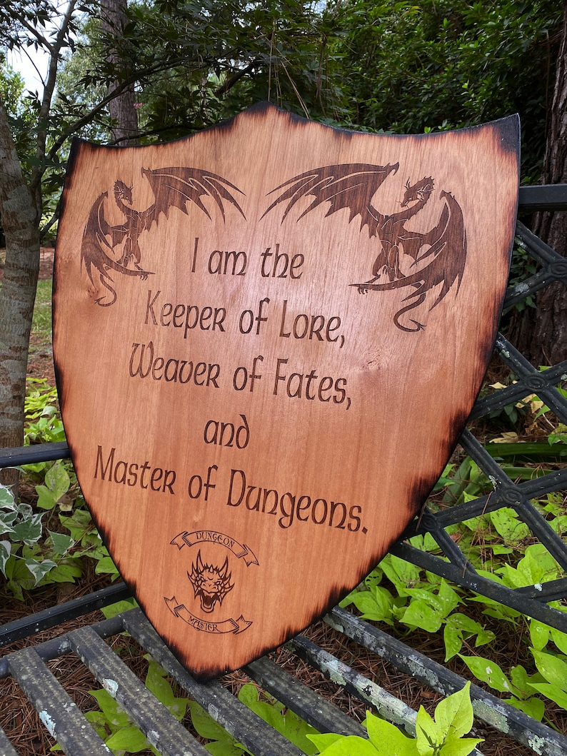 Personalized Medieval Dungeons and Dragons Shield Dnd Shield - Etsy