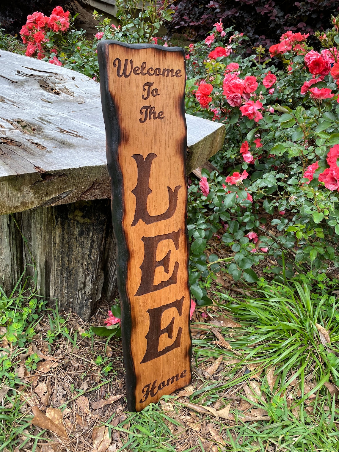 Western Home Entrance Welcome Sign Outdoor Wood Family Name - Etsy