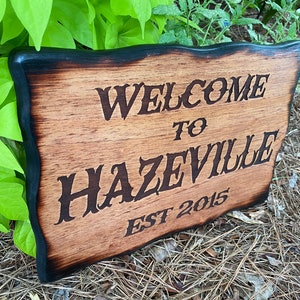 Custom Western Family Name Sign, Personalized Outdoor and Indoor Decor ...