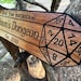Custom Dnd D20 Dungeon Sign Personalized Dungeons and - Etsy