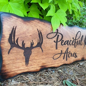 Custom Name Rustic Wood Sign, Personalized Western Decor, Outdoor and ...