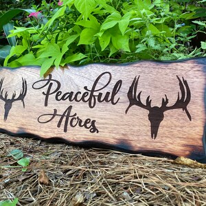 Custom Name Rustic Wood Sign, Personalized Western Decor, Outdoor and ...