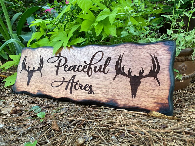 Custom Name Rustic Wood Sign Personalized Western Decor | Etsy