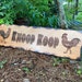 Large Outdoor Chicken Farm Sign, Oversized Garden Wood Personalized ...
