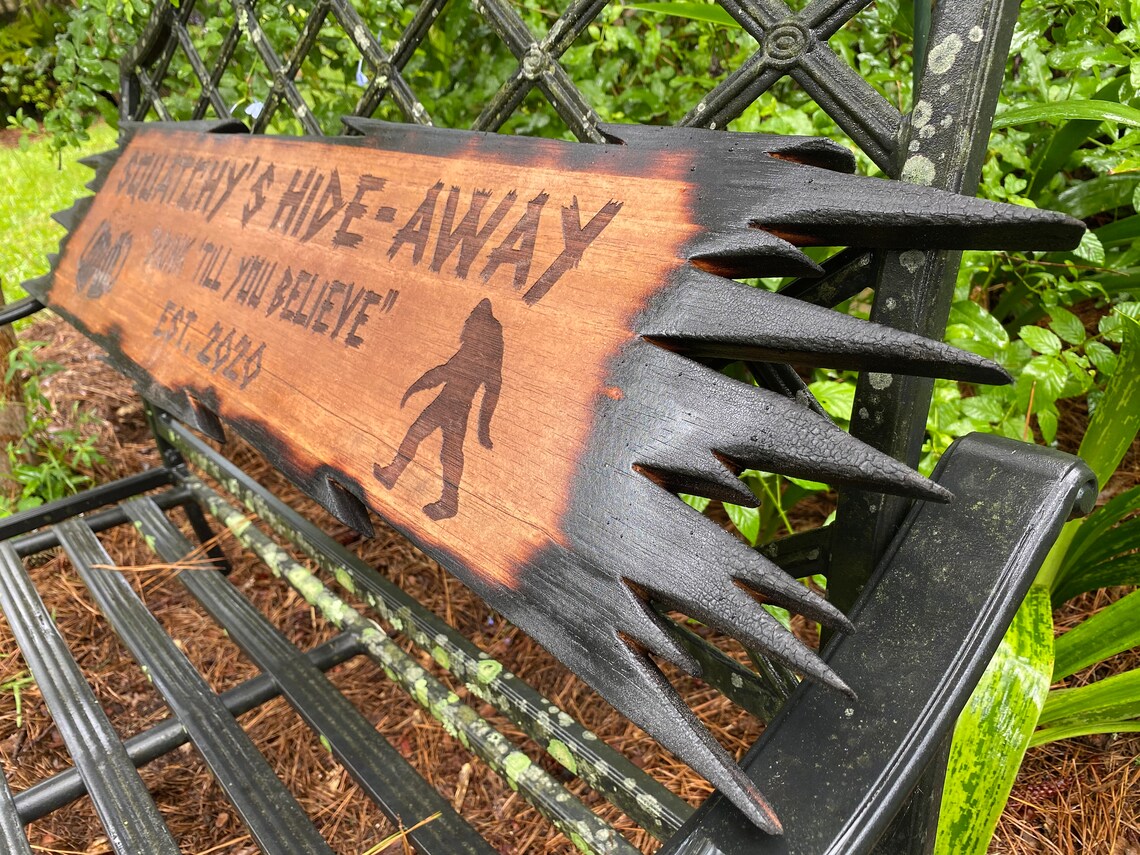 Personalized Western Wood Bar Sign Custom Rustic Outdoor | Etsy