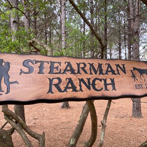 Outdoor Ranch House Wood Sign - Custom Western Wood Cowboy Rustic Decor ...