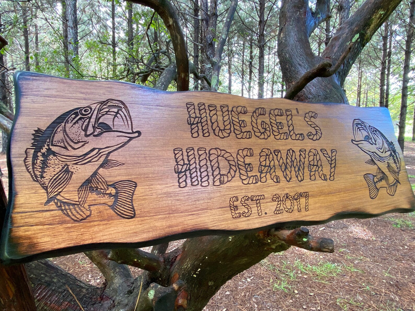 Lake House Outdoor Sign Decor Personalized Western Fishing - Etsy