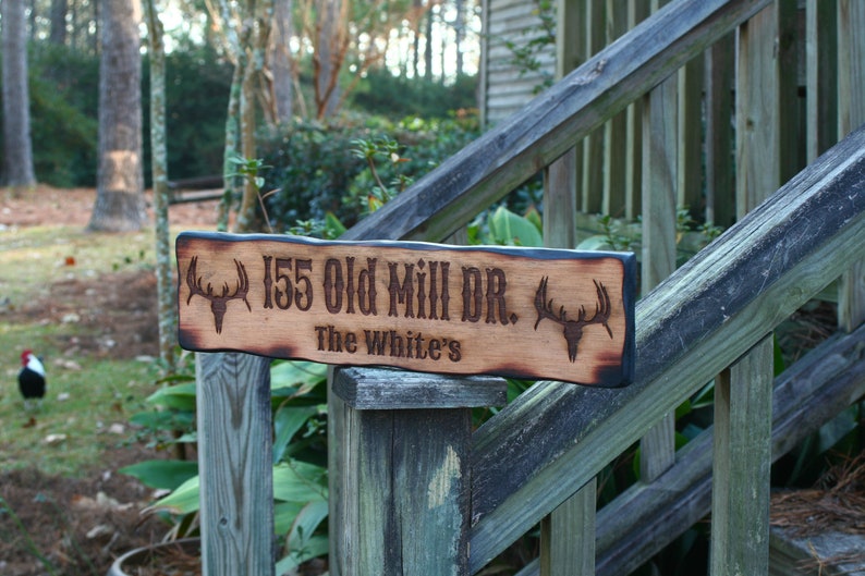 Personalized Outdoor Western Address Sign Engraved Welcome | Etsy