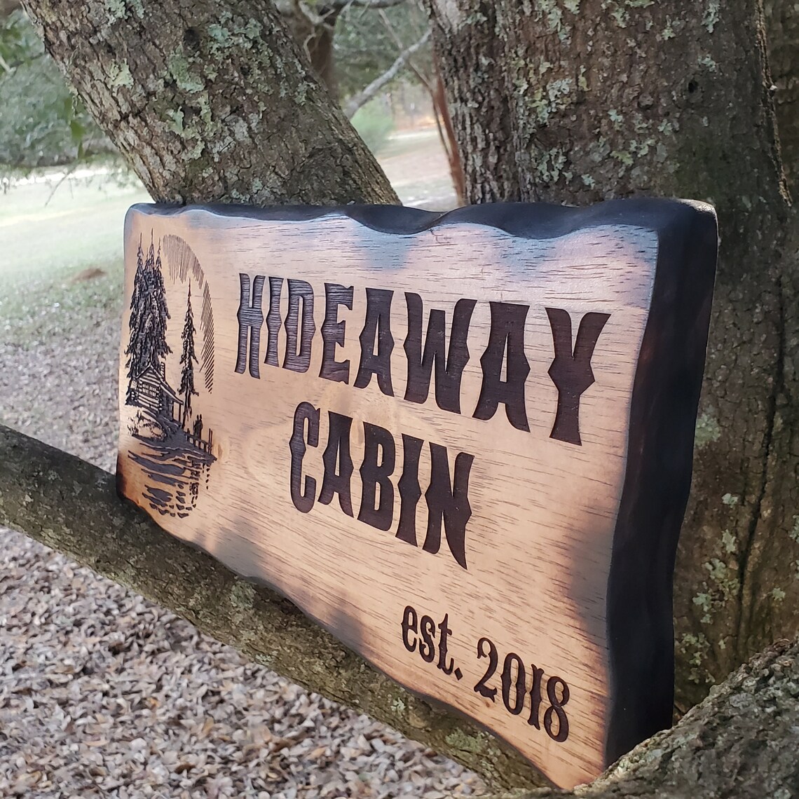 Family Sign Rustic Personalized Wood Engraved Home | Etsy