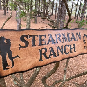 Outdoor Ranch House Wood Sign - Custom Western Wood Cowboy Rustic Decor ...