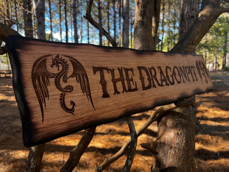 Custom Dnd Dragon Dungeon Sign Personalized Dungeons and - Etsy