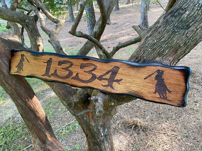 Rustic Ranch House Address Sign Personalized Wood Western - Etsy