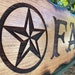 Texas Star Outdoor Wood Sign Home Entrance Western Welcome Indoor ...