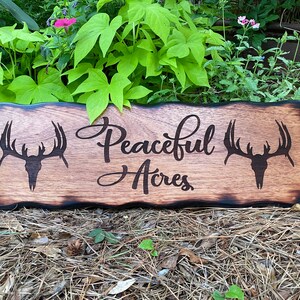 Custom Name Rustic Wood Sign, Personalized Western Decor, Outdoor and ...