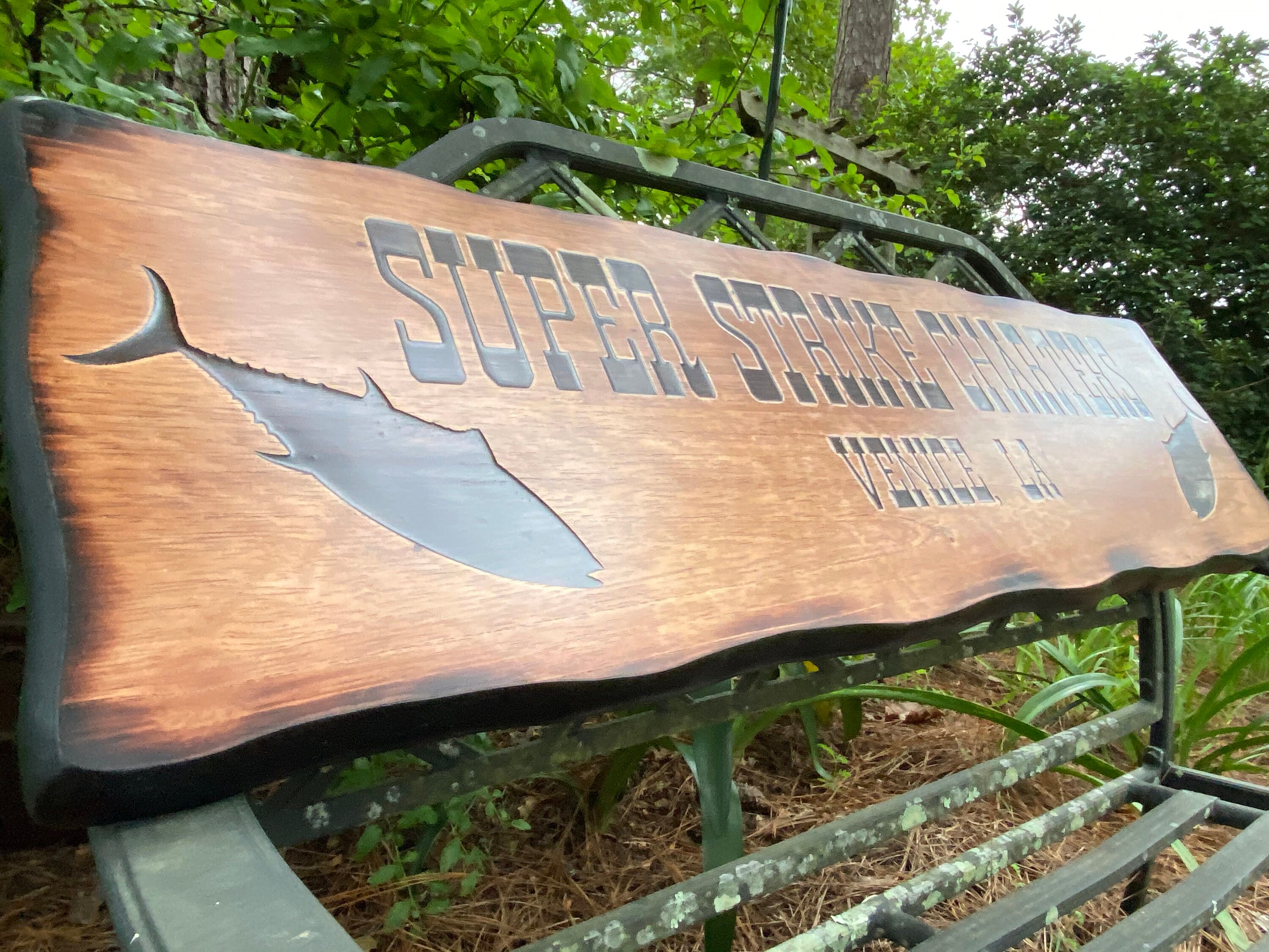 Personalized Outdoor Wood Fish Sign Custom Lake House Carved - Etsy