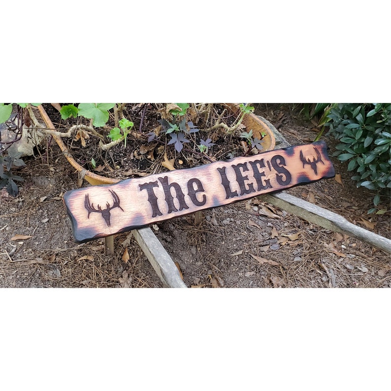 Custom Name Rustic Wood Sign Personalized Western Decor | Etsy