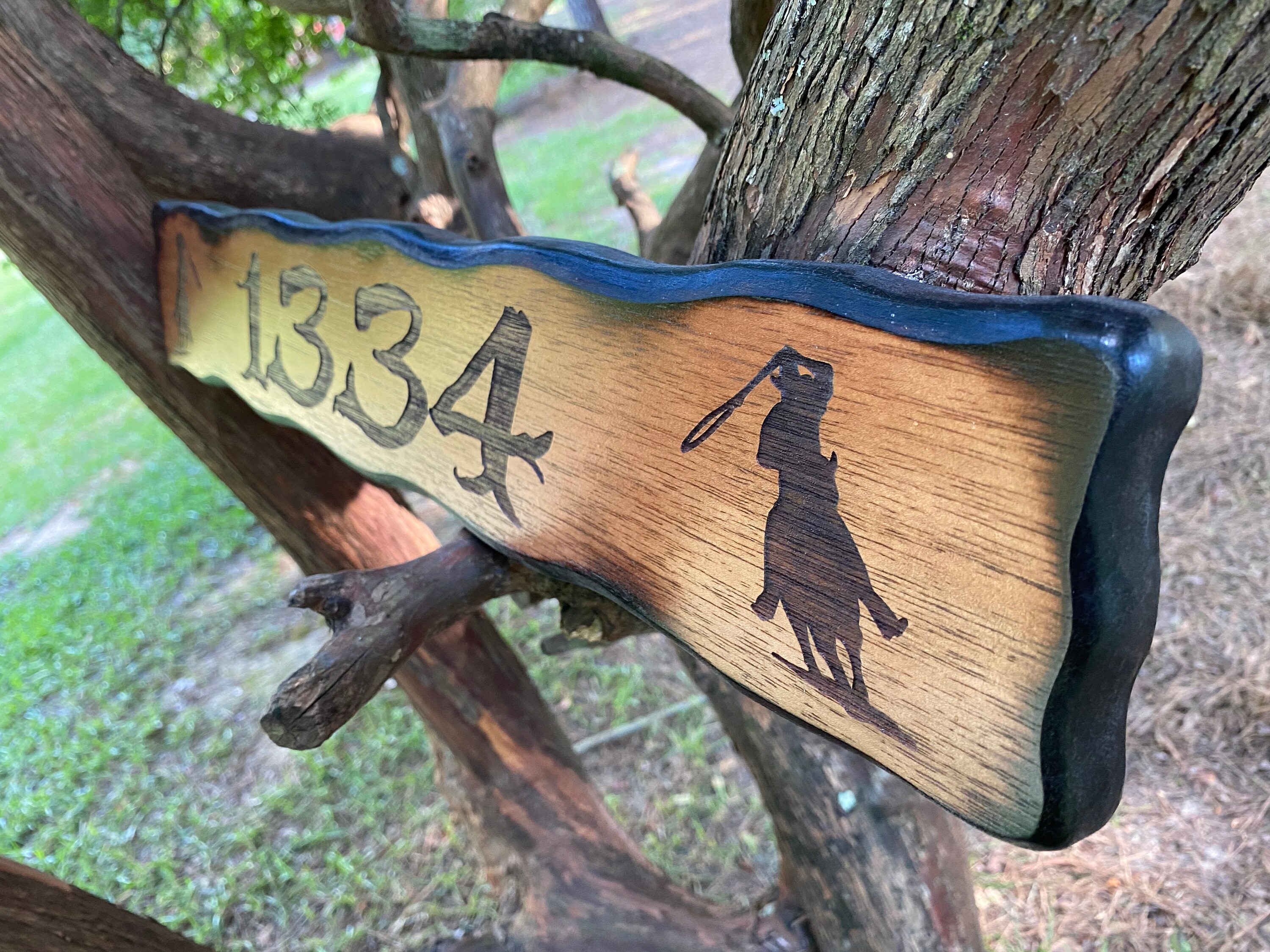 Rustic Ranch House Address Sign Personalized Wood Western | Etsy