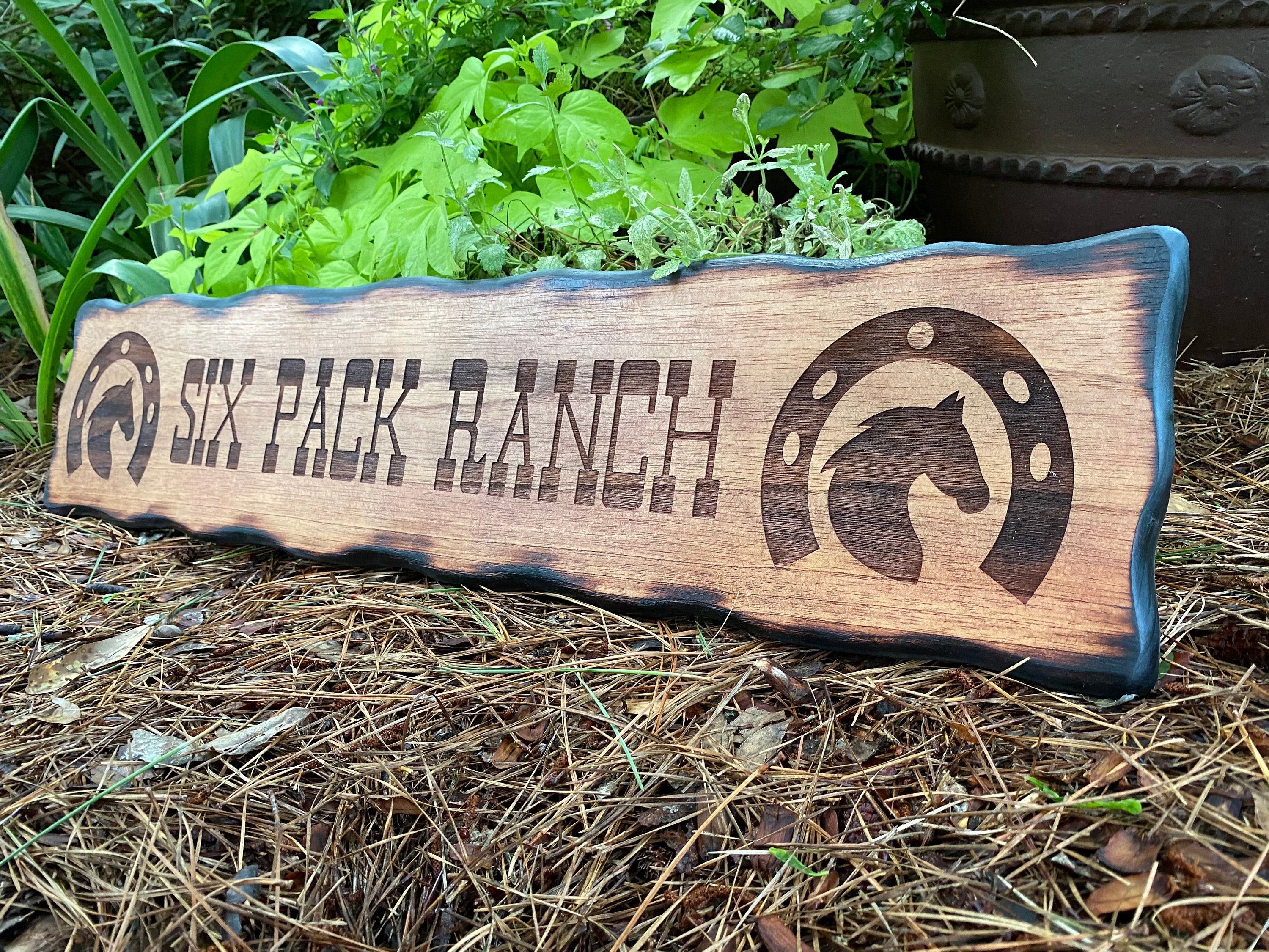 Personalized Rustic Western Ranch Wood Sign Custom Handmade | Etsy