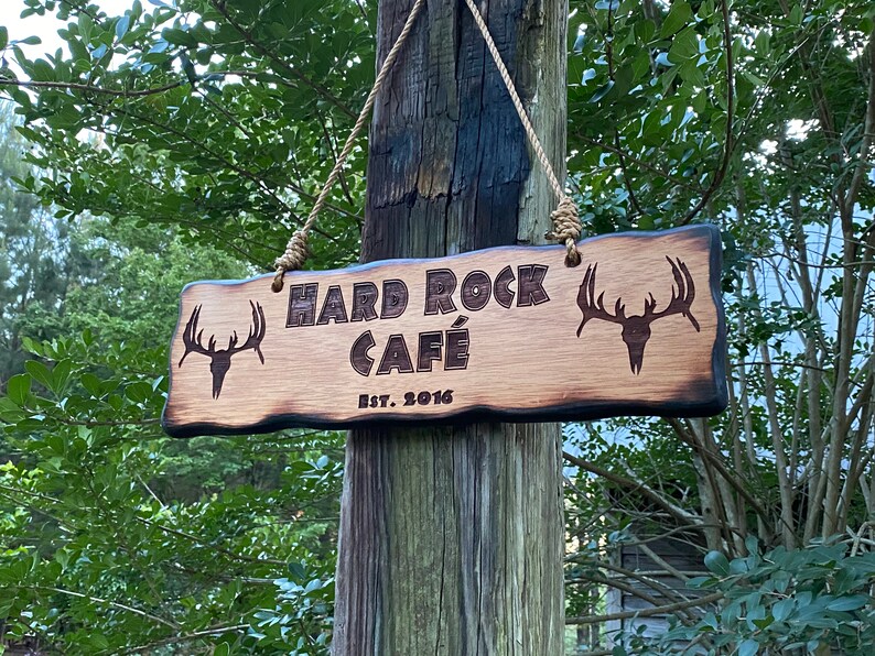 Personalized Rustic Family Name Sign Custom Outdoor Address - Etsy