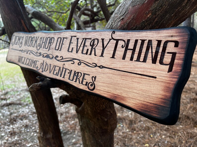 Custom Dnd Tavern Bar Sign Engraved Wood Hanging Sign - Etsy