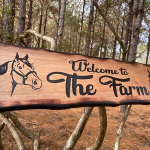 Personalized Ranch Driveway Sign - Outdoor Wood Western Ranch Sign ...