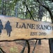 Outdoor Western Ranch House Sign Custom Wood Cowboy Decor Distressed ...