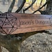 Custom Dnd D20 Dungeon Sign Personalized Dungeons and - Etsy