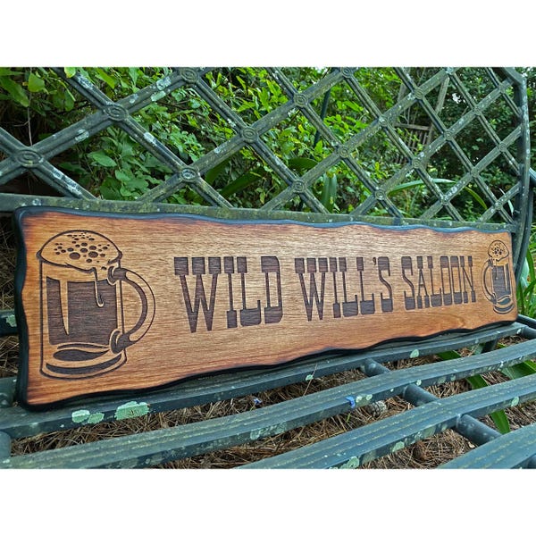 Western Bar Sign - Etsy