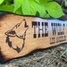 Personalized Wolf Western Address Sign, Engraved Wood Welcome, Rustic ...