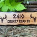 Rustic Custom Wood Address Sign Personalized Plaque Cabin - Etsy