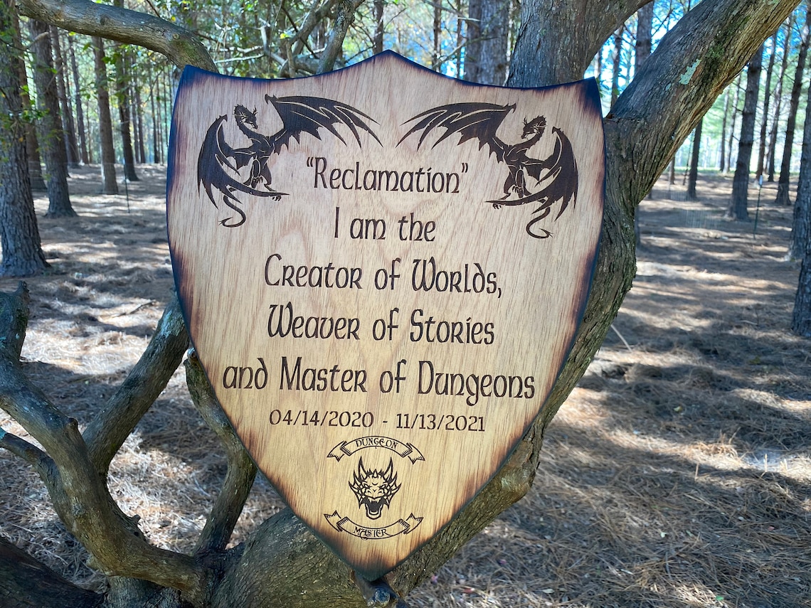 Personalized Medieval Shield - Personalized Dungeons and Dragons Wall ...
