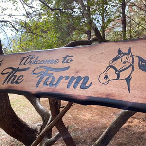 Personalized Ranch Driveway Sign - Outdoor Wood Western Ranch Sign ...