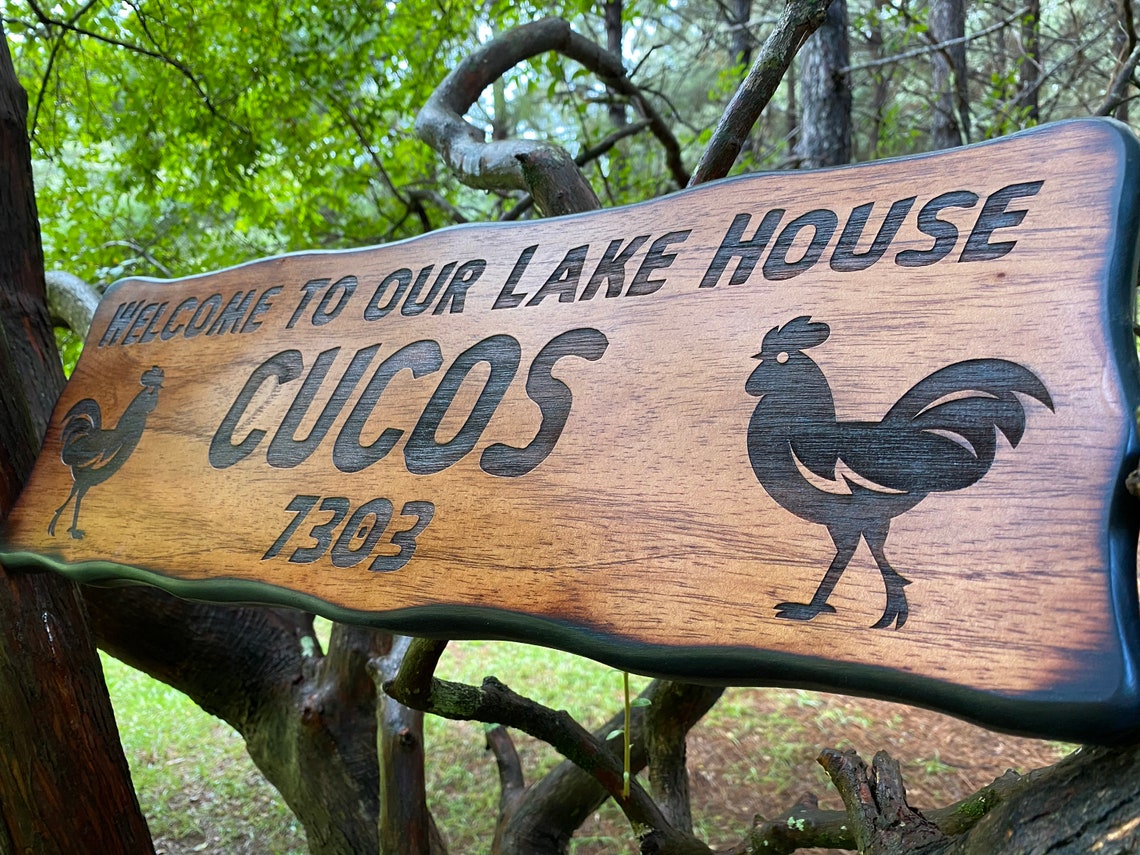 Personalized Farm House Address Sign Outdoor Wood Large - Etsy