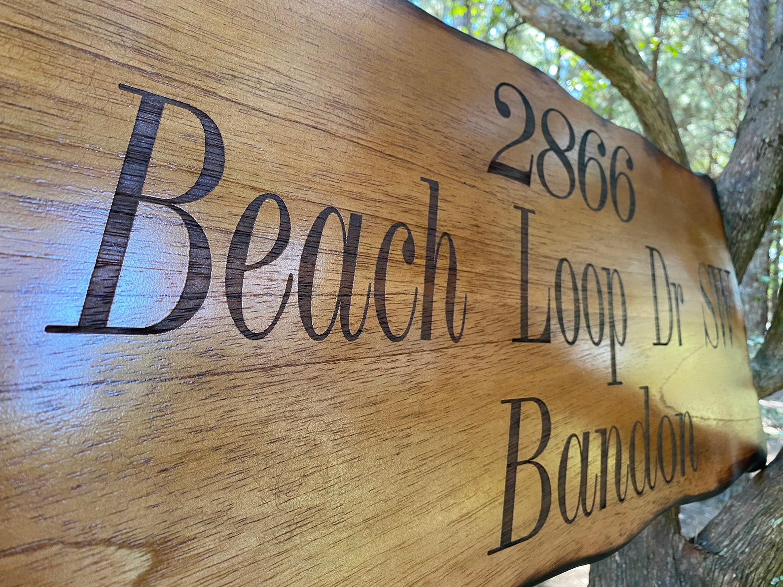 American Flag Wood Wall Decor - Rustic Western Address Sign - Custom ...