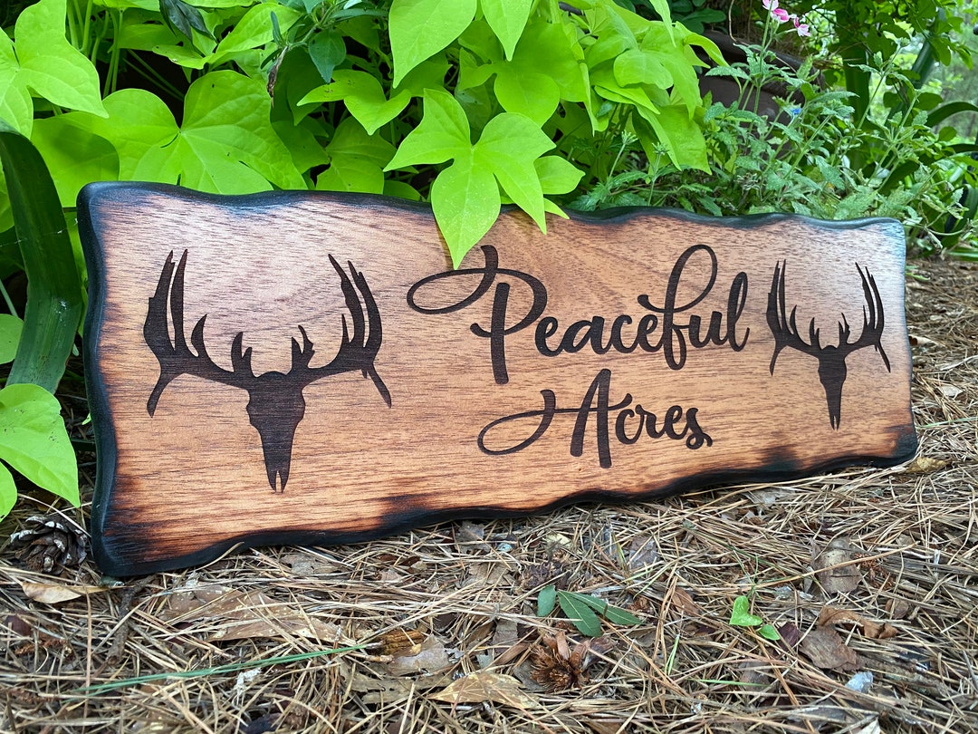 Custom Name Rustic Wood Sign Personalized Western Decor - Etsy